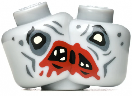Double Head - Zombie V2 - Tier One Bricks