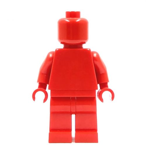 Plain Color Minifigure-Red - Tier One Bricks
