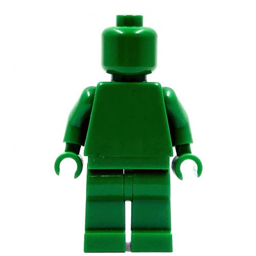 Plain Color Minifigure-Green - Tier One Bricks
