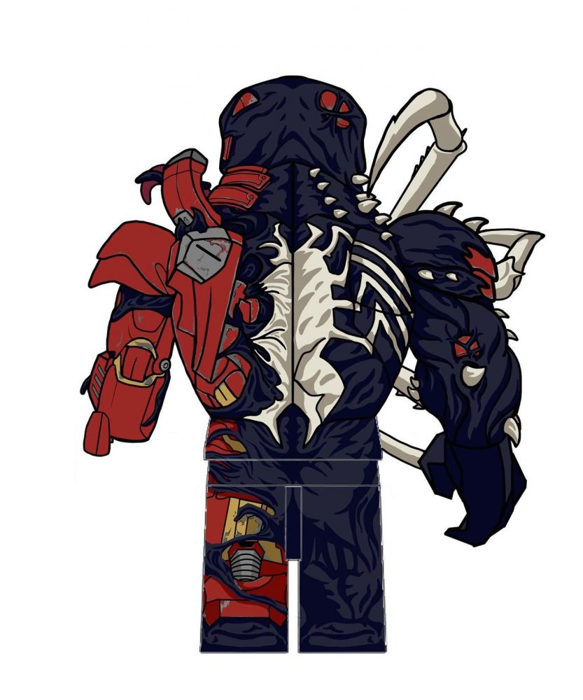 Venomized Iron Man - Tier One Bricks