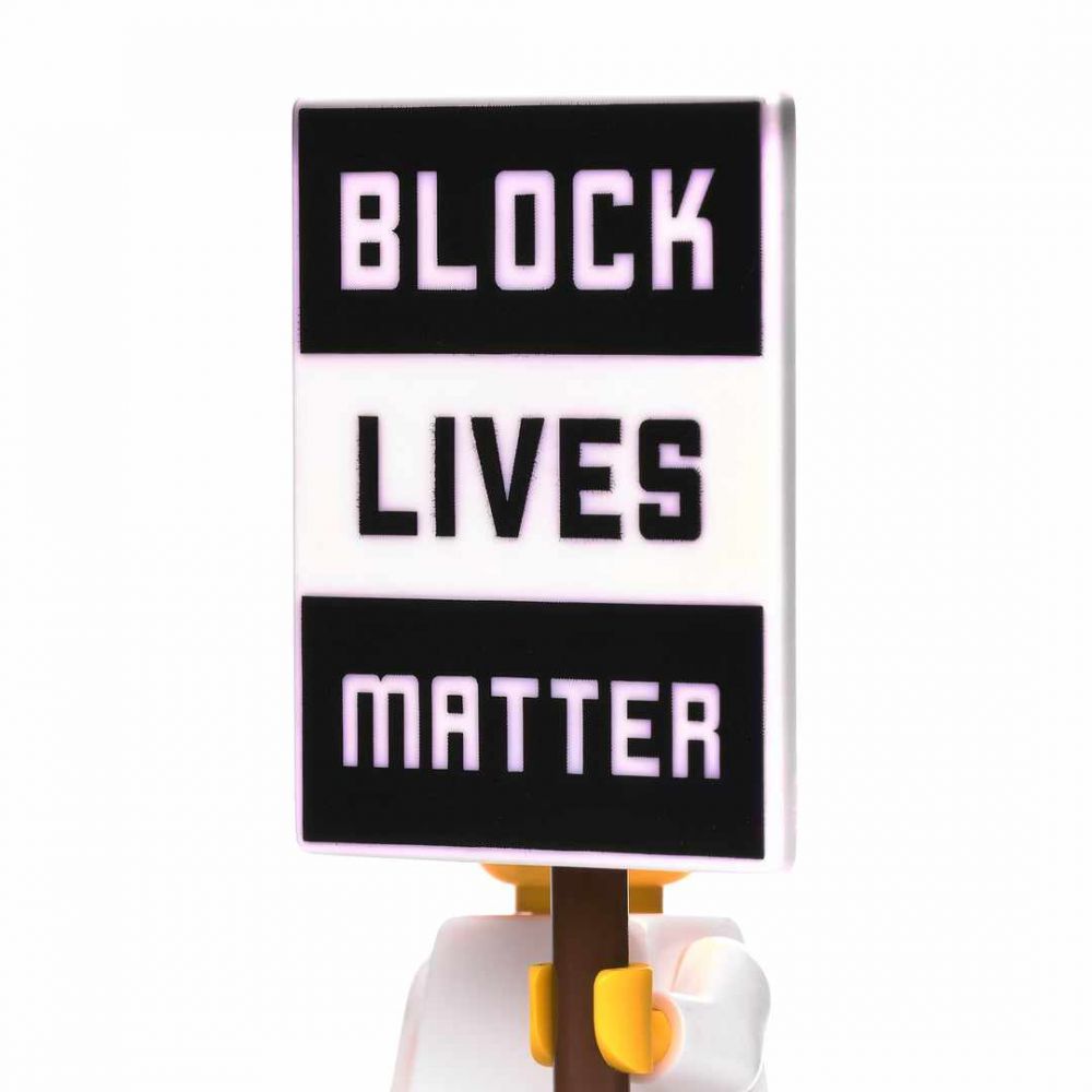 Protest Sign - Block Lives Matter - Tier One Bricks