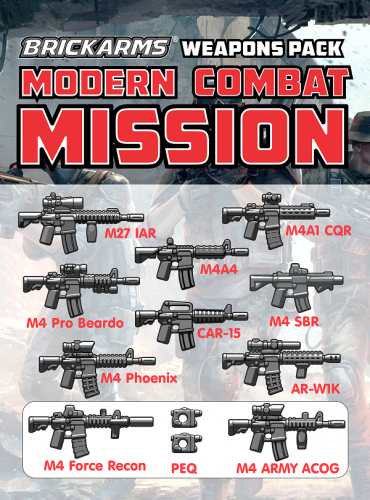 Modern Combat Pack - Mission (ZIPLOCK) b - Tier One Bricks
