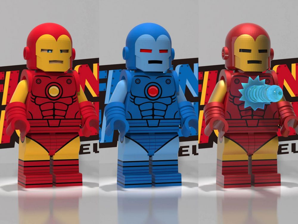 Iron Man Origin Model 04 SET B - Tier One Bricks