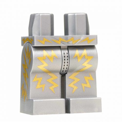 Lightning Pants - Flat Silver - Tier One Bricks