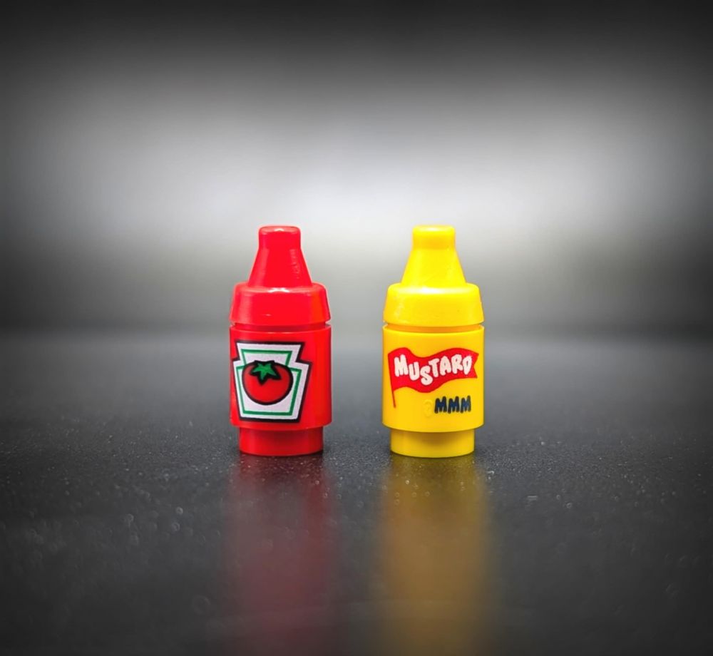 Toy Ketchup and Mustard Duo - Tier One Bricks