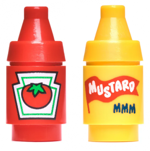Toy Ketchup and Mustard Duo - Tier One Bricks