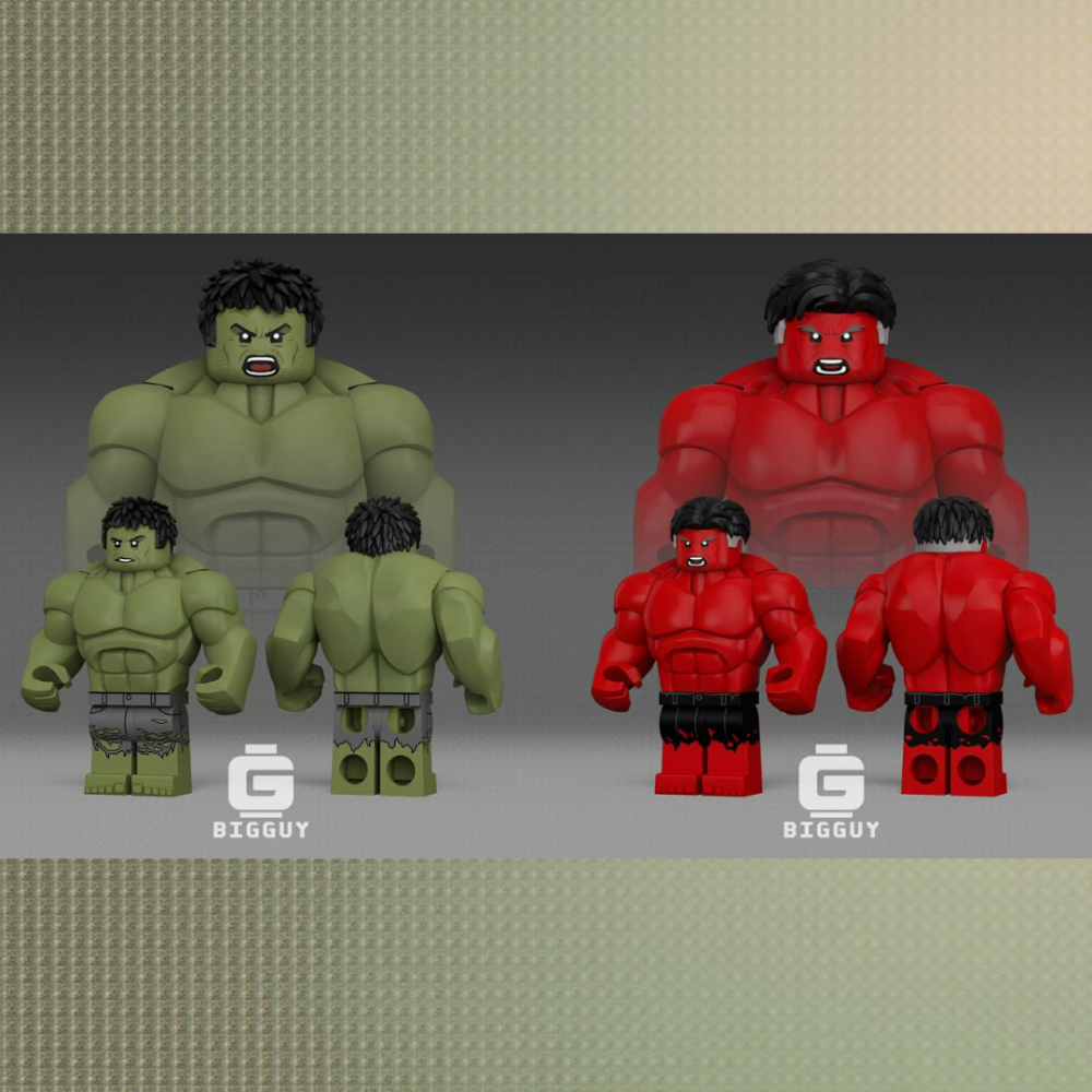 HULK & RED HULK - Tier One Bricks