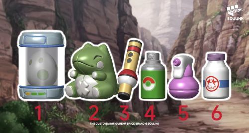 Pokemon items pack - Tier One Bricks