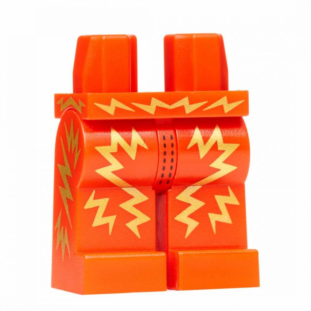 Lightning Pants - Orange - Tier One Bricks