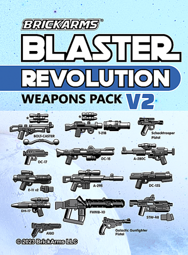 Blaster Weapons Pack - Revolution v2 (ZI - Tier One Bricks